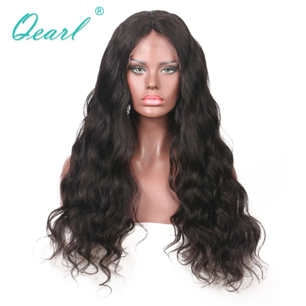 180 Thick Density Full Lace Human Hair Wigs Brazilian Remy Wavy Hair