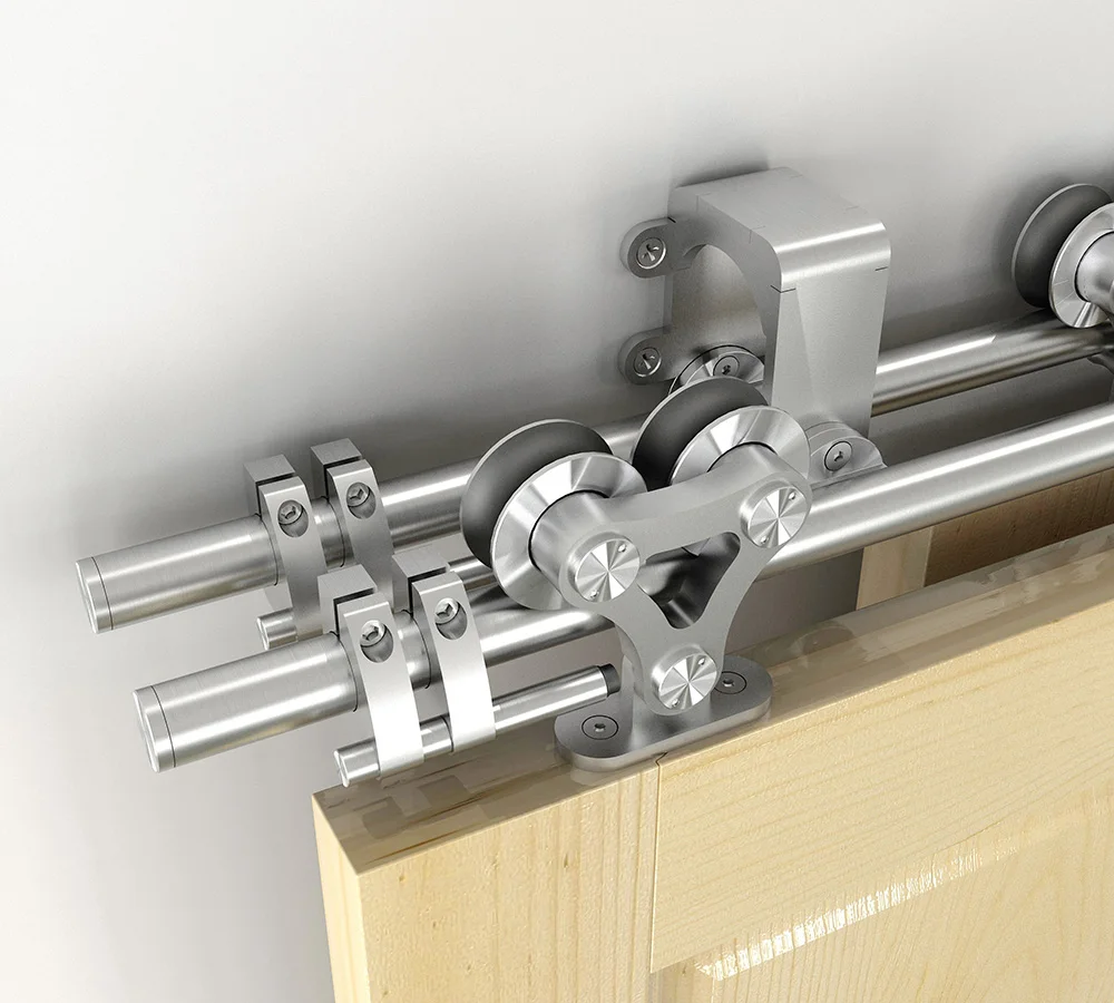 Aliexpress.com : Buy DIYHD 5FT/6FT/8FT Bypass Sliding Barn Wood Door ...