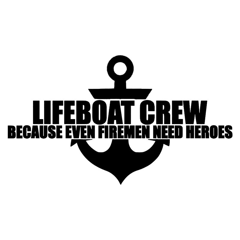Lifeboat Crew Sticker Crew Sign Decal Cool Graphics Vinyl Decals - buy ...
