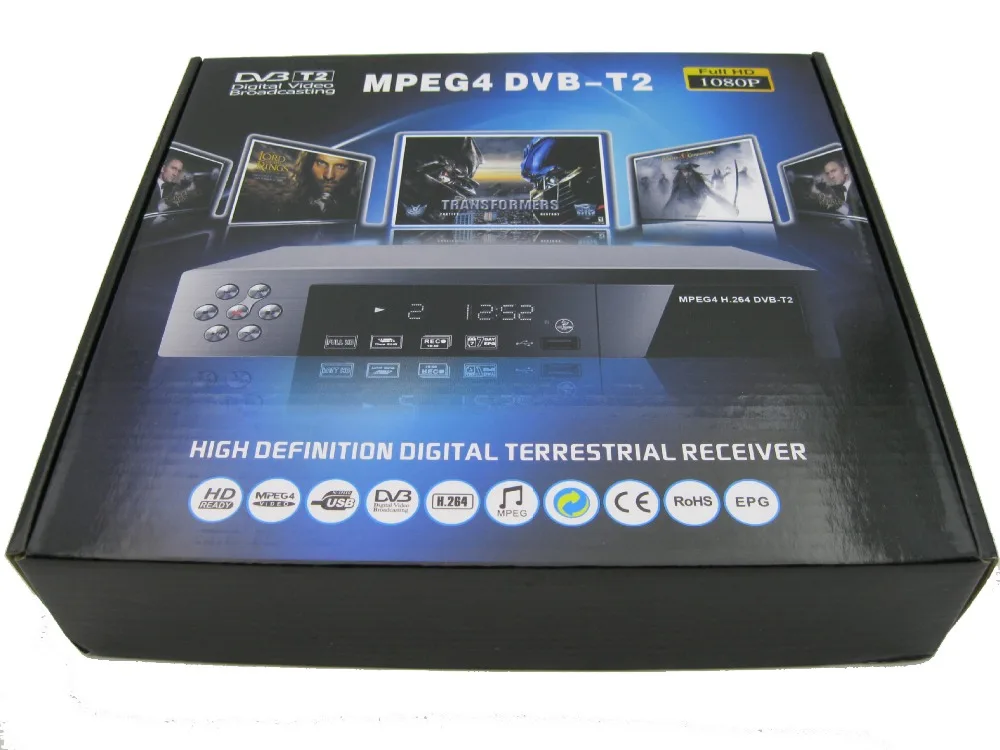 HD Digital terrestrial receiver DVB T2 PVR TV Receiver SET TOP BOX STB ...