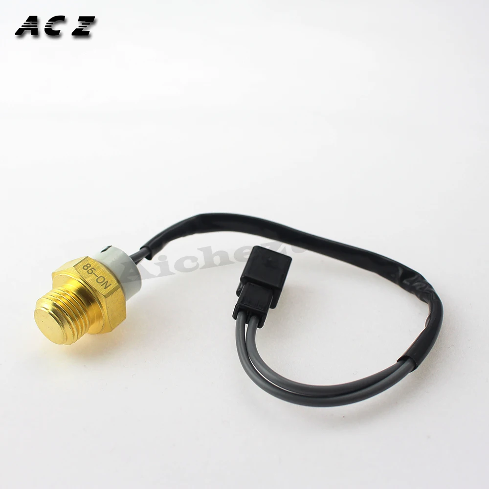 Sensors Luckmart Motorcycle Aluminum Radiator Cooling Fan Switch Water ...