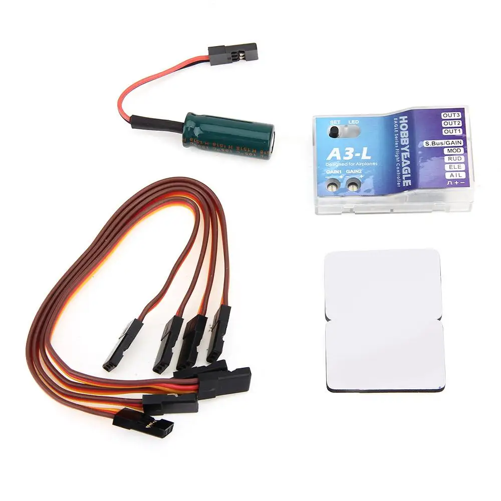 3 Axis Gyro RC Fixed Wing Flight Stabilization Controller for Eagle A3 ...