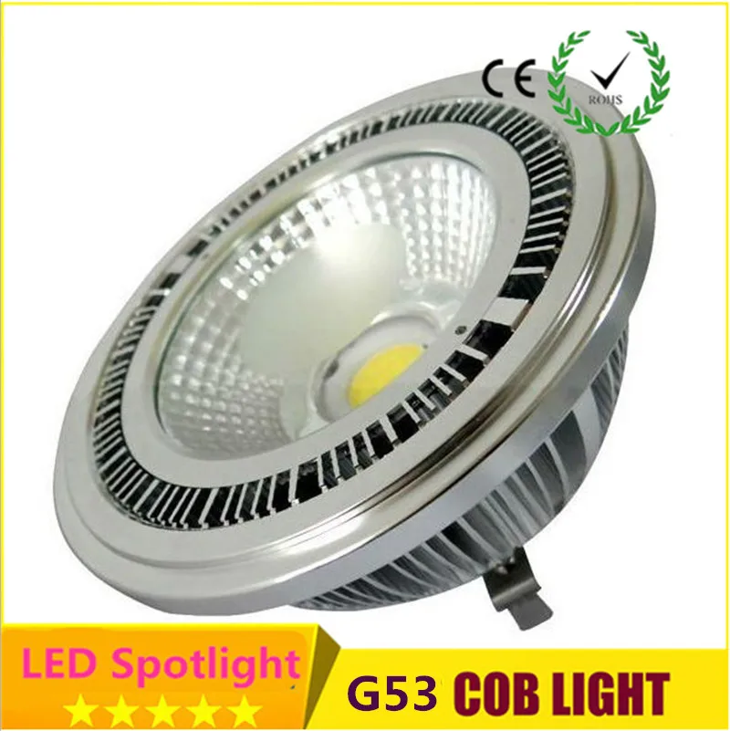 10pcs 15W LED COB Spotlight G53 Aluminum Alloy 85 265V Warm/Cold white ...