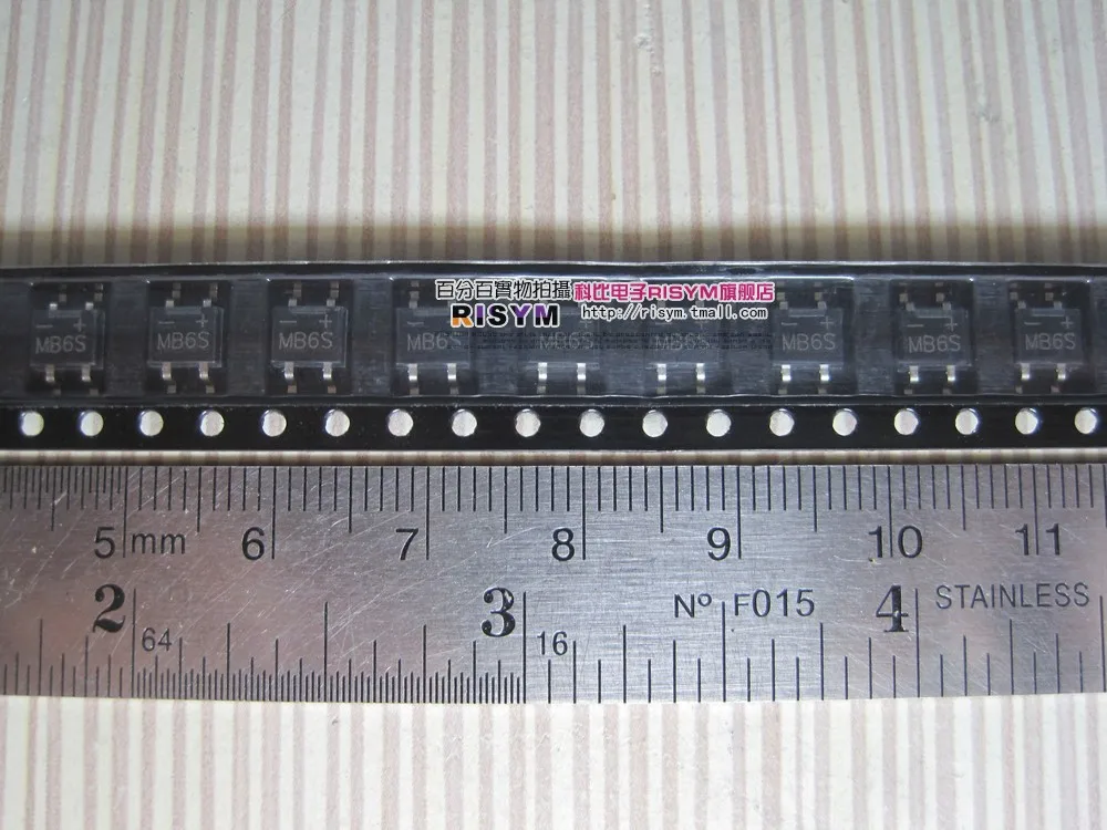 MB6S new original bridge rectifier bridge rectifier 600V / 0.5A SMD ...