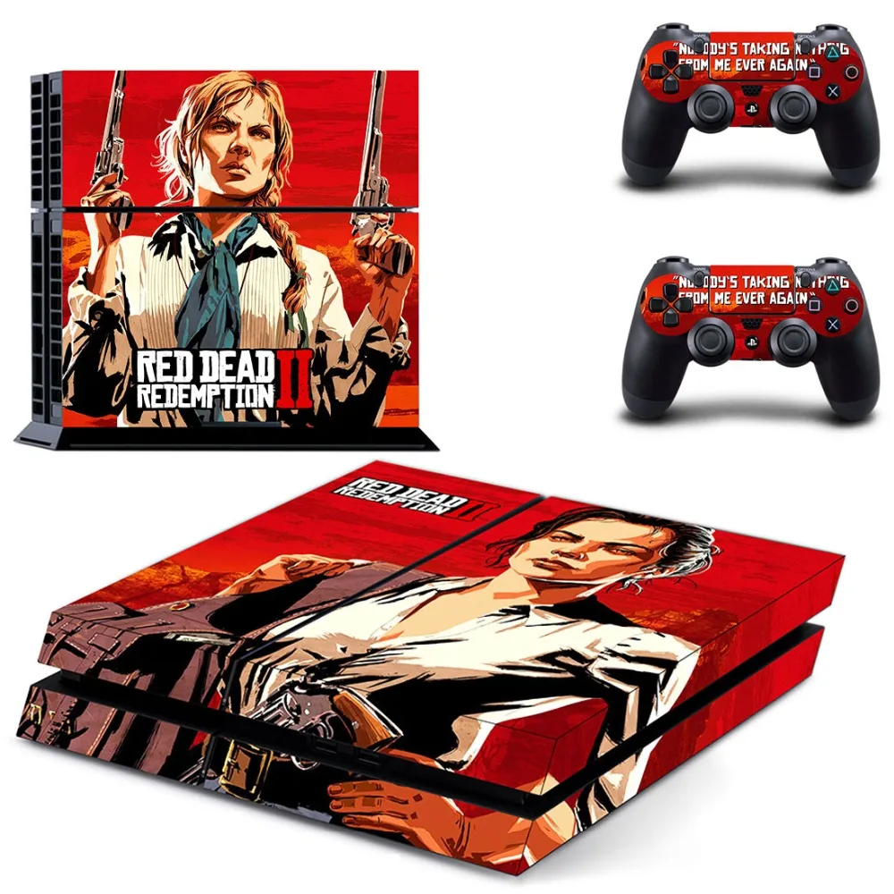 Red Dead Redemption 2 PS4 Skin Sticker - ConsoleSkins.co