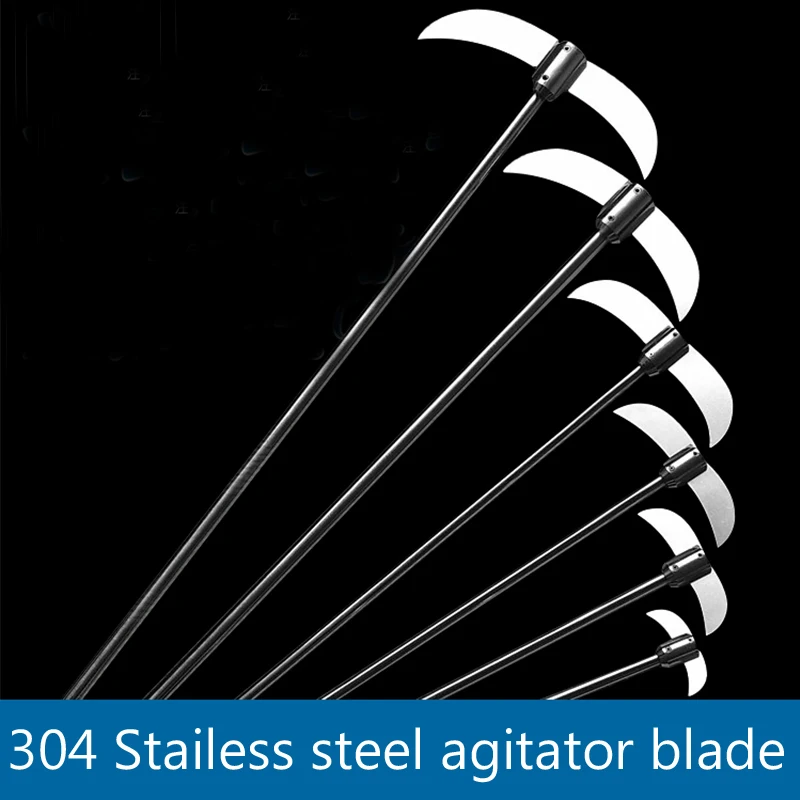 304-Stainless-steel-agitator-blade-Flask-stirring-paddle-Laboratory ...