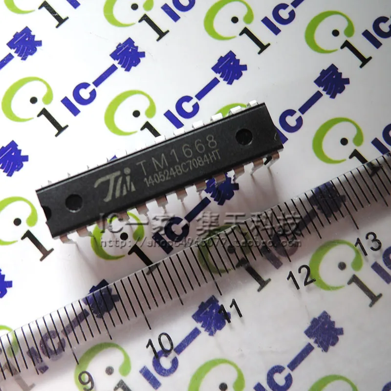 50PCS DIP TM1668 new original with keyboard scanning interface LED ...