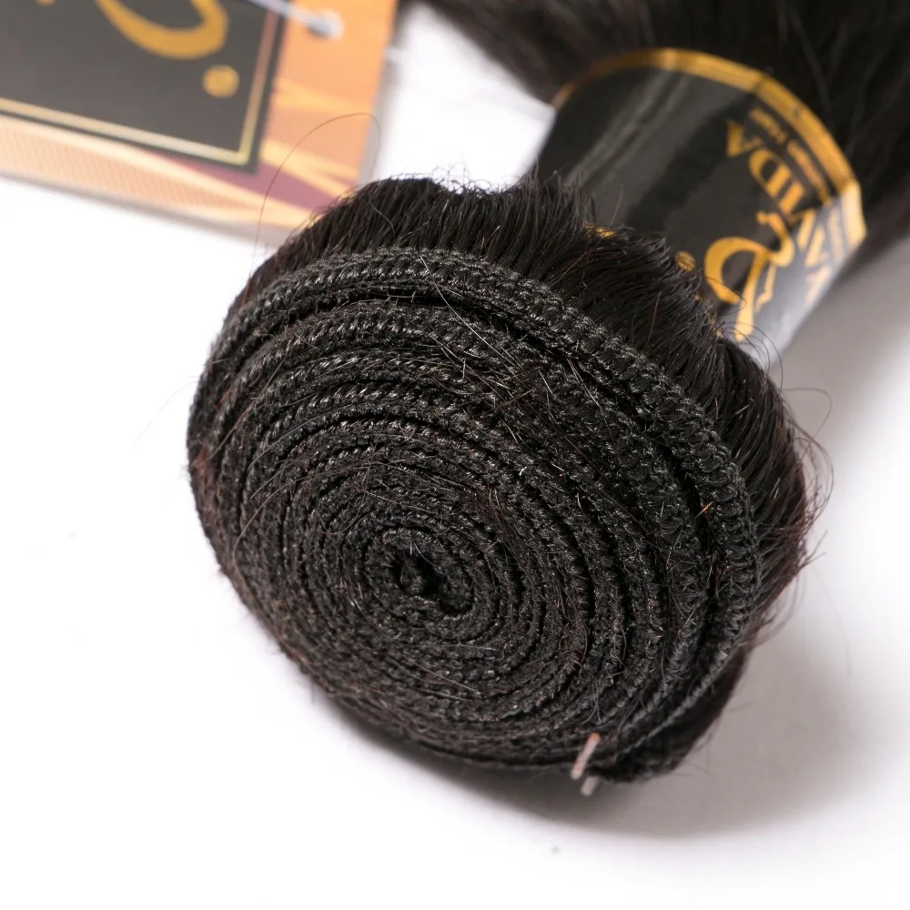 Yavida pelo lacio brasileño 3 paquetes 100% armadura del pelo humano ...