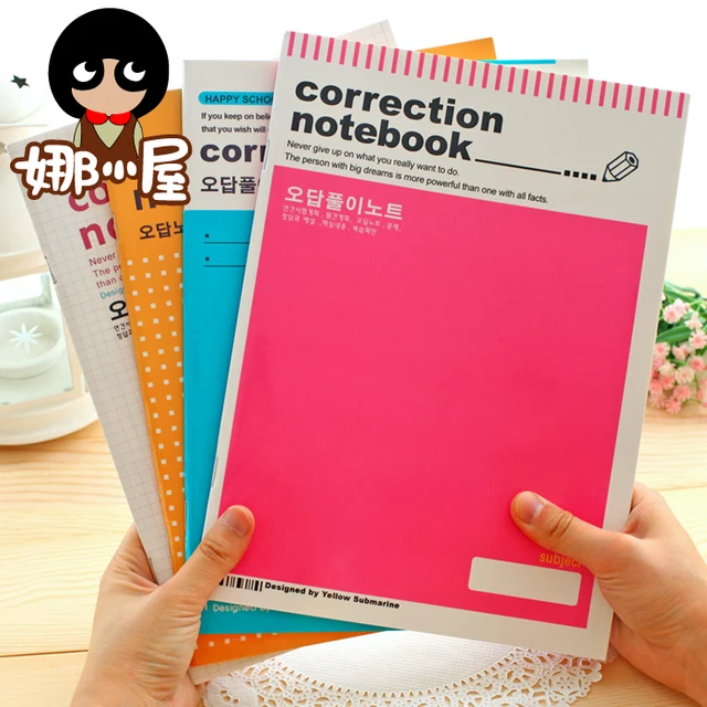 Korea stationery correction notebook B5 style-in Notebooks from Office ...