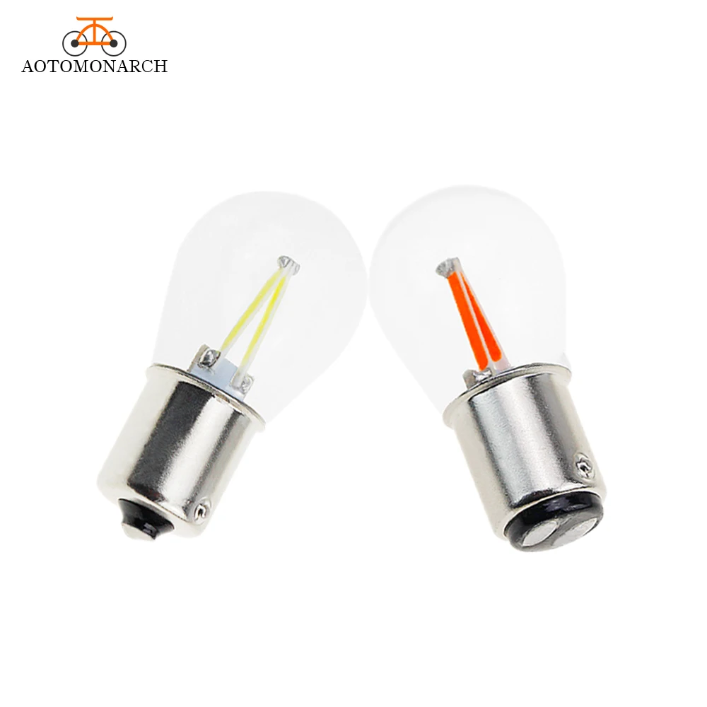 1pc 1156 LED BA15S P21W 1157 BAY15D Car Lights Bulb Filament Chip Auto ...