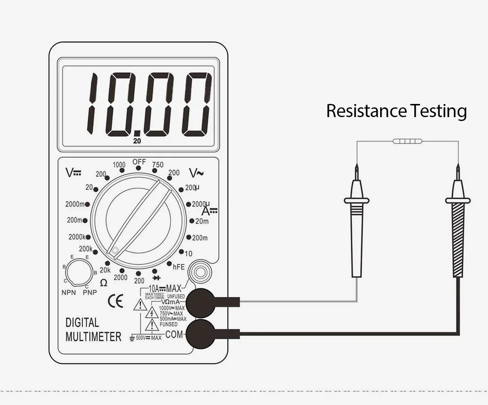 Digital Multimeter Sketch