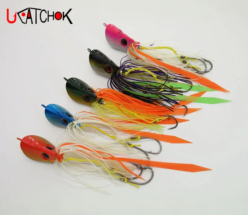5pcs/pack 45g Inchiku Silicone skirt streamer squid tentacle luminous ...