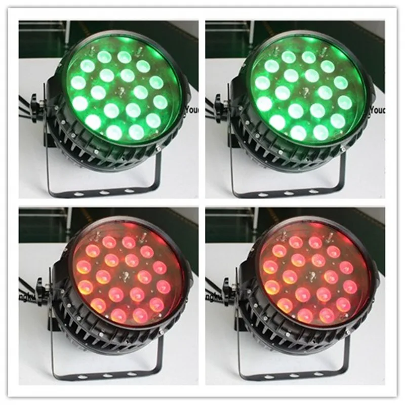 24 pieces Waterproof par led profissional 18x18 6in1 zoom Led ...