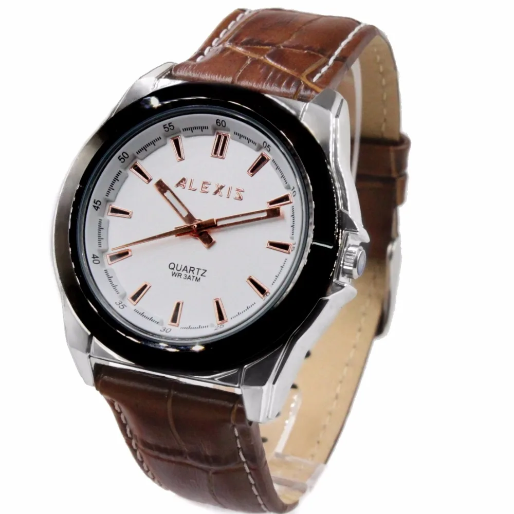 Alexis-Fashion-Men-Analog-2035-Quartz-Round-Watch-Japan-Miyota-Movement ...