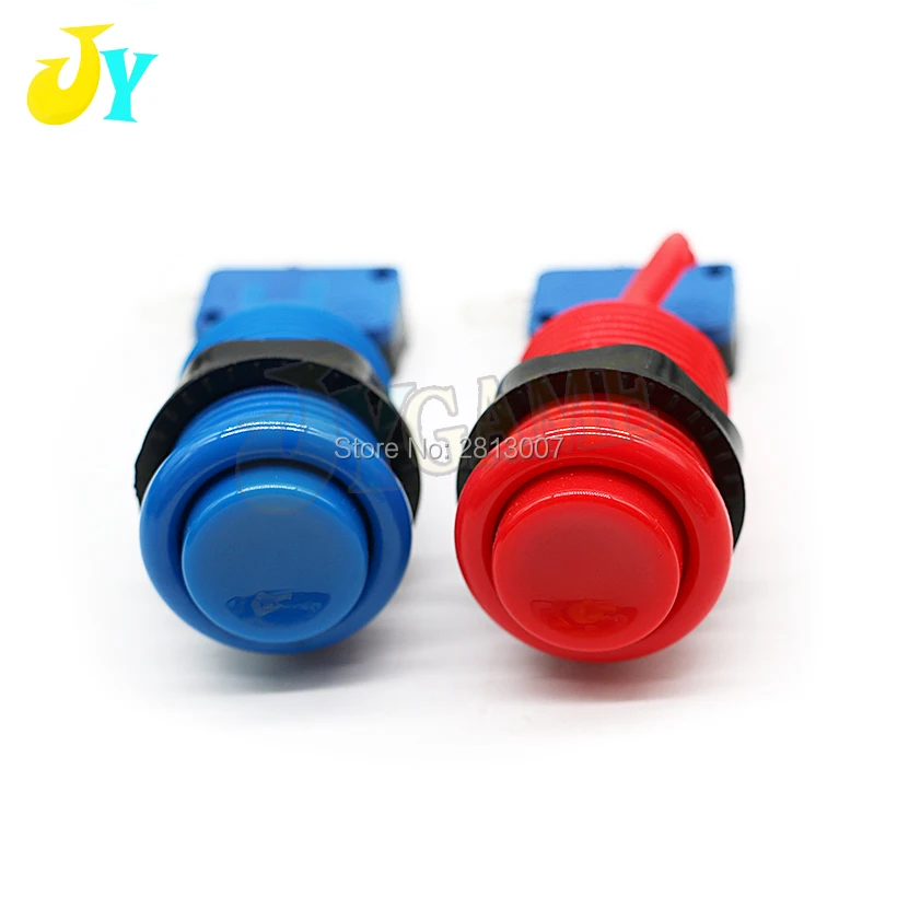 20 Pcs Arcade Push Button 28mm Long Button Happ Push Button American ...