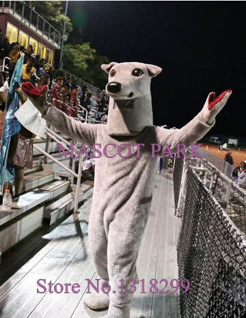 mascot Sport Greyhound Mascot Adult Costume Cartoon Greyhound Theme ...