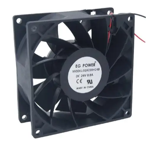 EG POWER 9CM EG9238H24B 24V Two-wire Double Ball Industrial Fan ...