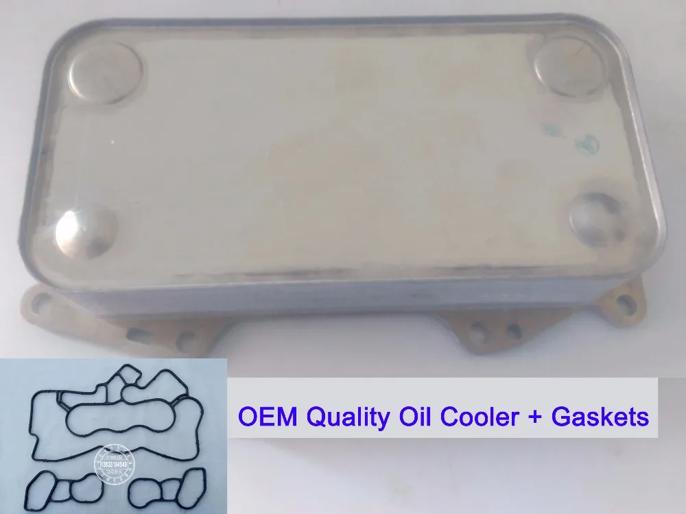 Refrigerador de aceite de motor EC210 D6E, calidad OEM, con juntas ...