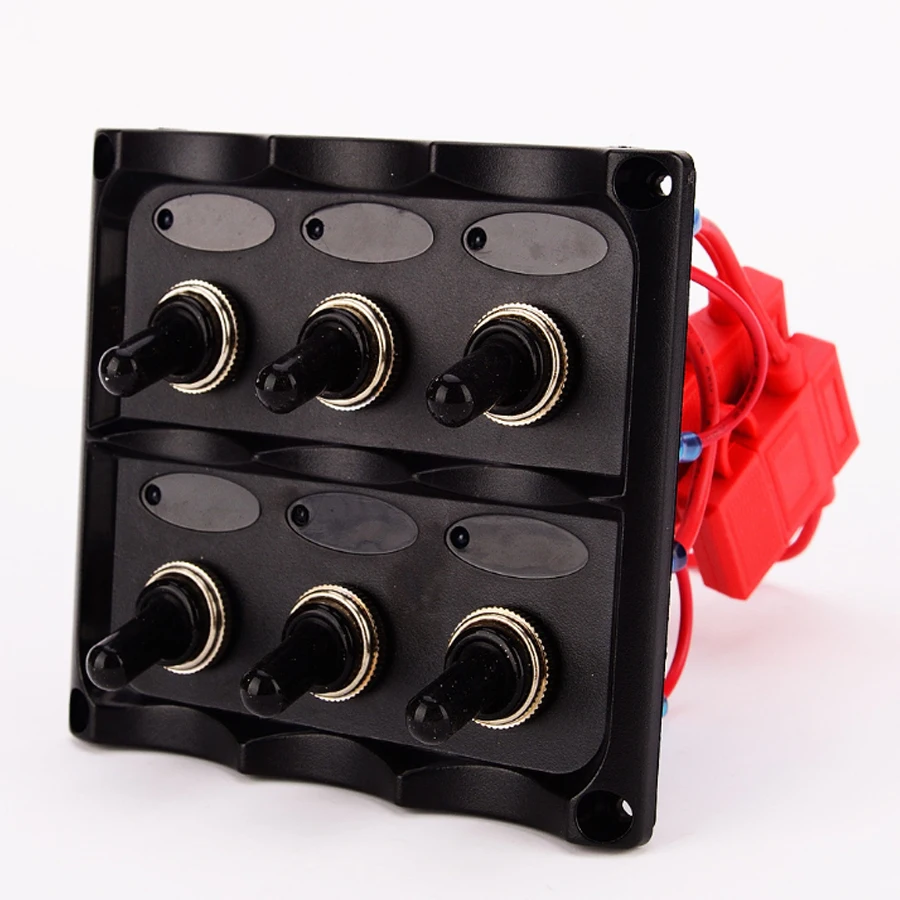 Aliexpress.com : Buy 6Gang 12V 24V Marine Boat Toggle Switch Panel With ...