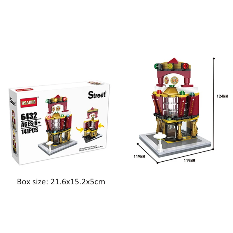 Slide Mini Street Scene 3D Model Retail Store Shop Miniature City ...