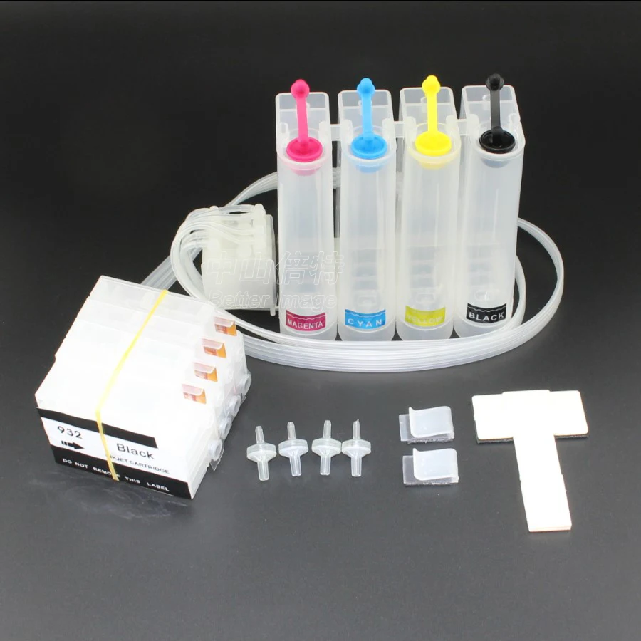 INK WAY For HP950 951 EMPTY ink supply system with permanent chip for ...