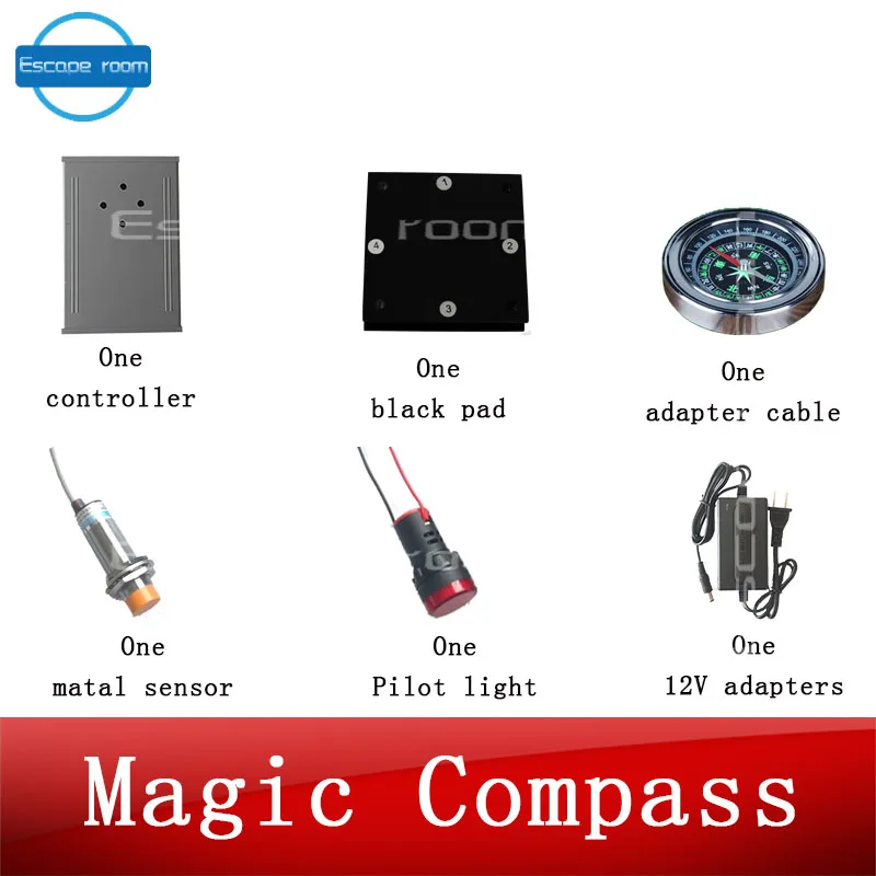 Magic Compass Menekülési Szoba Kellékek Mechanizmus Puzzle Játék Iránytű Prop – FIXO.hu