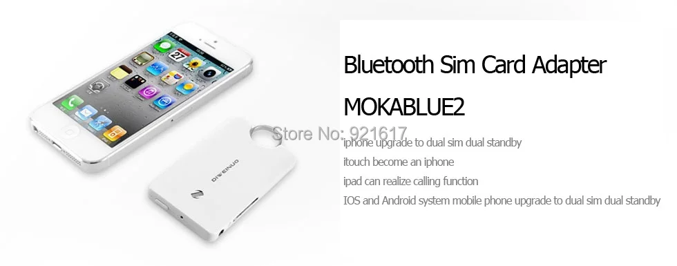 New Arrival Bluetooth sim card adapter DIWEINUO 2G MokaBlue II Support ...