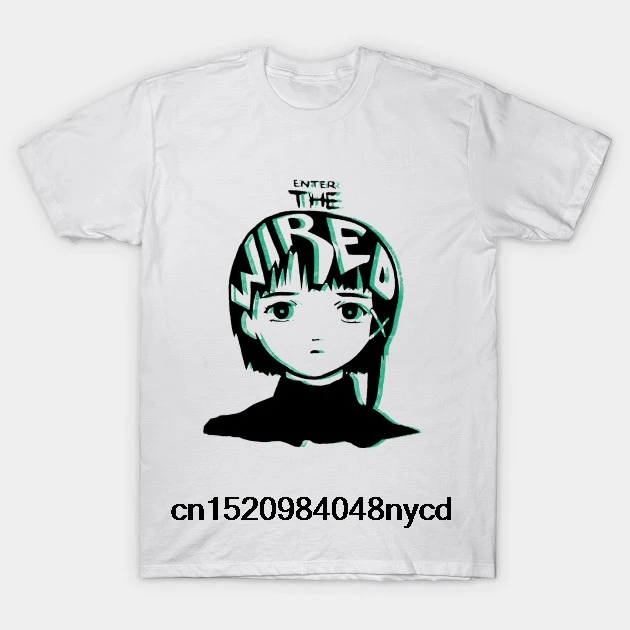 Printed Men T Shirt Cotton Tshirt O Neck New Style Serial Experiments