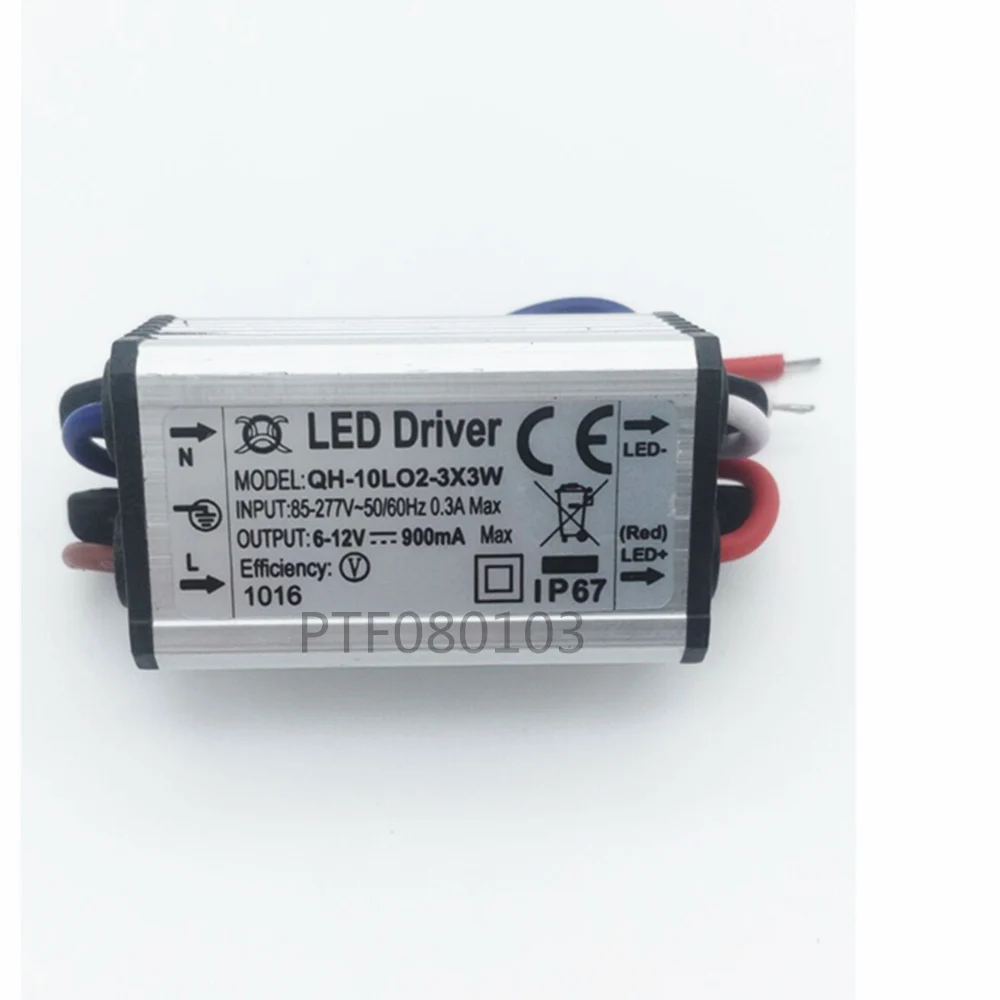 1pcs-Waterproof-Power-Supply-AC-110-220V-LED-Driver-2-3x3W-10W-900mA ...