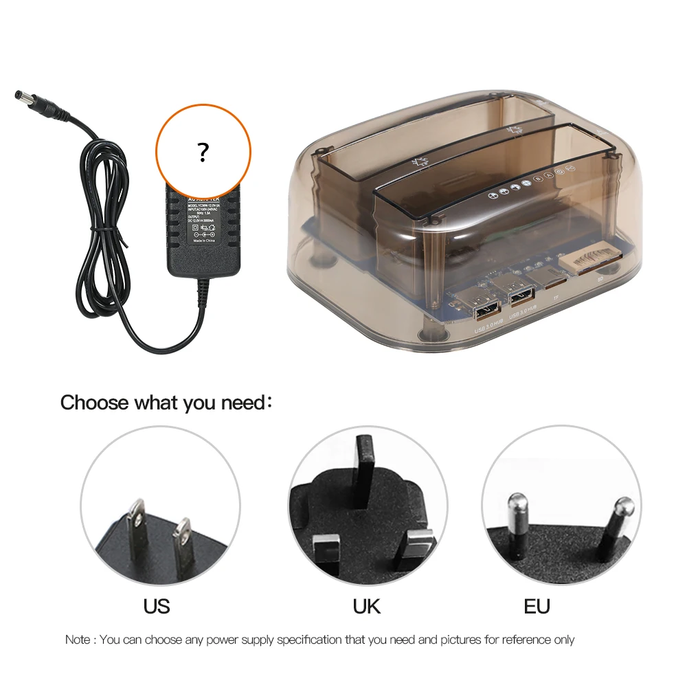 HDD Docking Station USB3.0 Hard Disk Drive Docking Station USB 3.0 ...