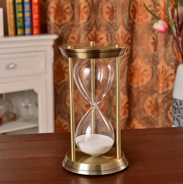 1 Hour High Quality Metal Big Hourglass Sand Timer 60 Minutes Large ...
