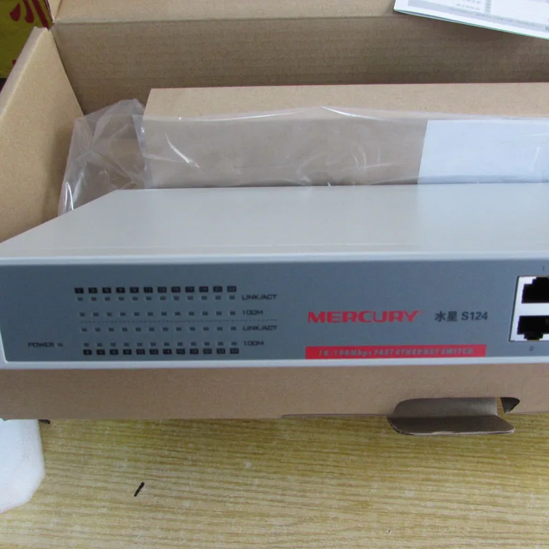 Mercury 24 Port Ethernet switch S124 Ethernet switch hub HUB frame type ...