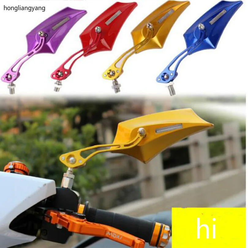 Universal Motorcycle Mirror Custom Chopper Mirrors Handlebar Mirror For