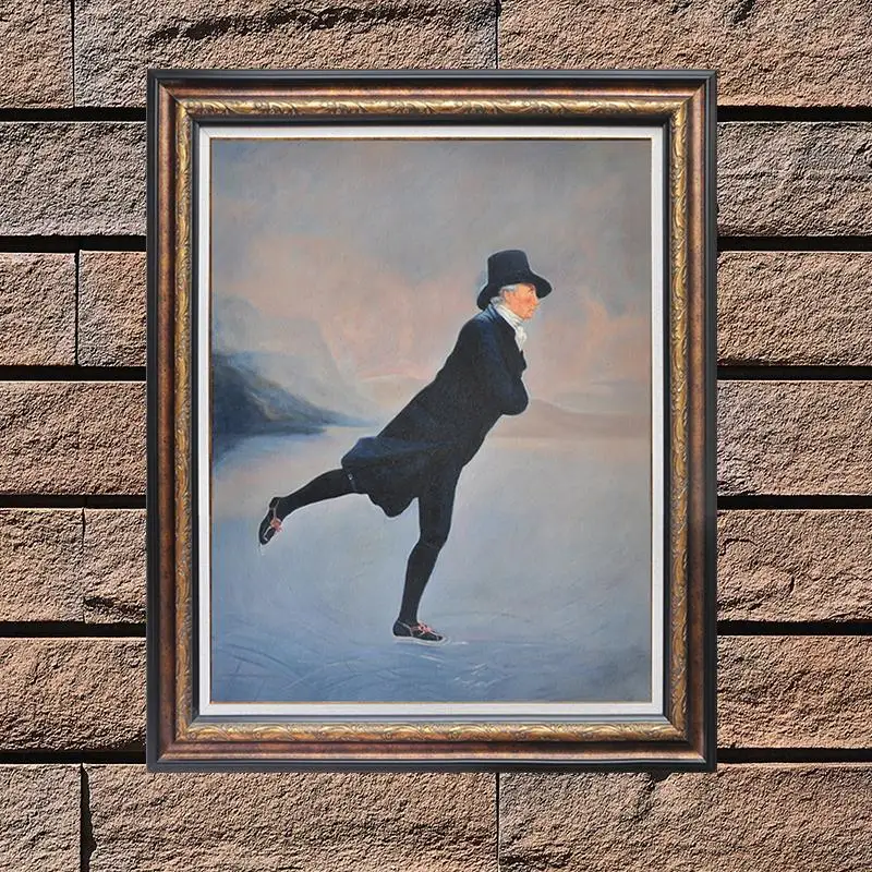 Famous Canvas Painting Reproduction The Skating Minister Hand Painted ...