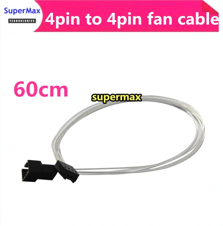 Motherboard Internal 4Pin Female Cooling Fan to 4pin male Power Sleeved ...