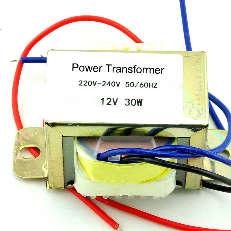 30w Double Ac 12v Power Supply Transformer: Input: 220v/50hz Output ...