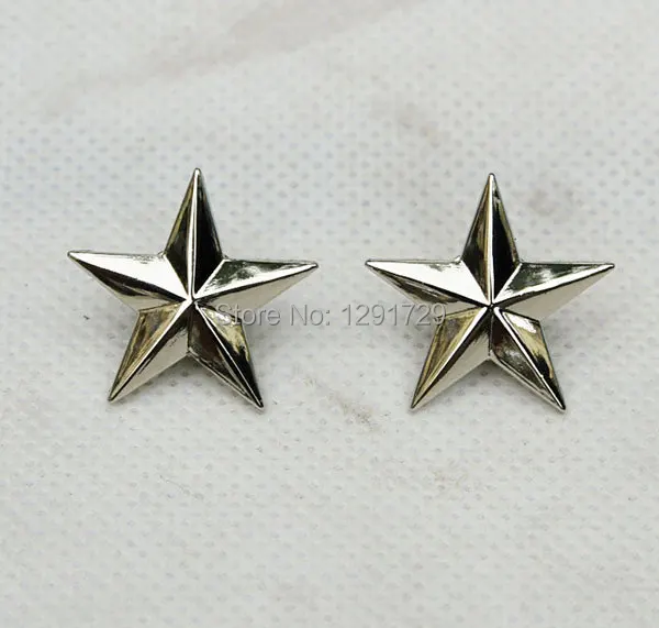 WW2 PAIR US ARMY ONE STAR BRIGADIER GENERAL RANK INSIGNIA BADGES 1085 ...