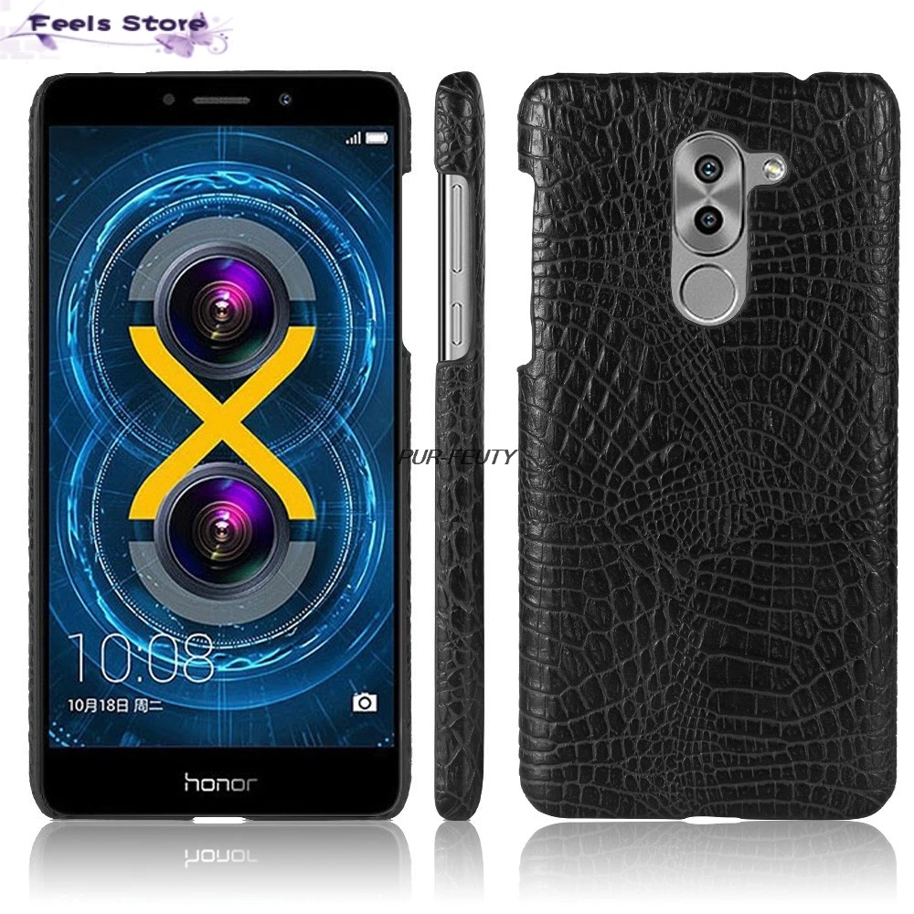 Leather Case for Huawei Honor 6X X6 6 X BLN L21 Hard PC Phone Frame ...