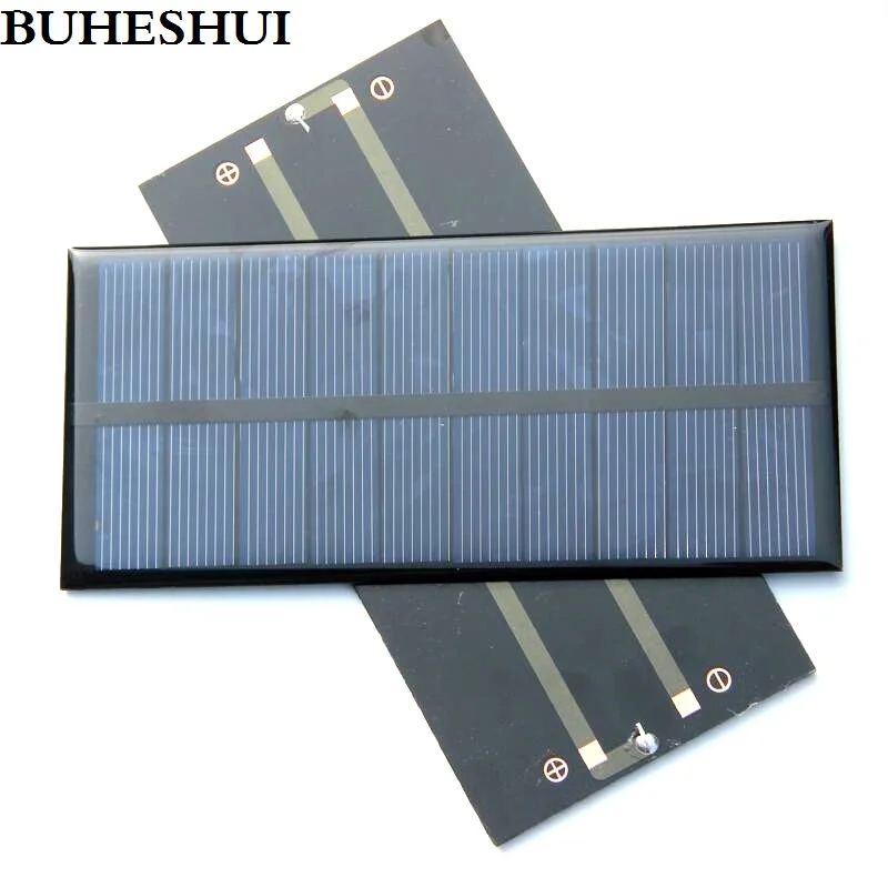 Buheshui 5v 1.5w Solar Panels Solar Power 3.7v Battery Charge Solar ...