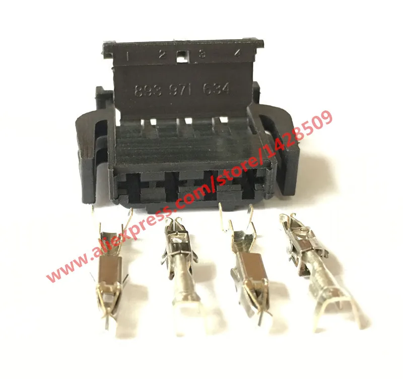 1-Set-4-Pin-893-971-634-Female-Auto-Connector-With-Terminals-893971634 ...