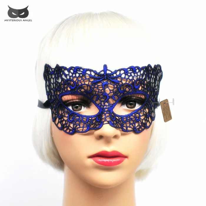 Mysterious Angel lace mask Halloween New Sexy lace Mask Masquerade ...