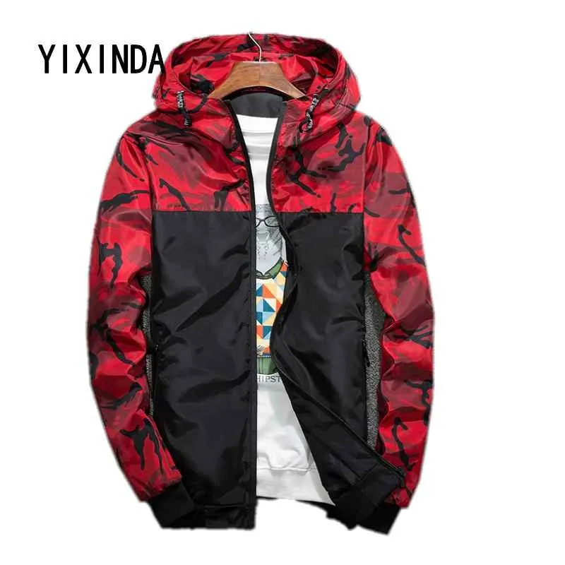 YIXINDA Brand Spring new men's camouflage jacket fashion trend casual ...