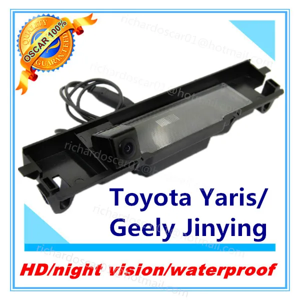 Free shipping night vision CCD Car reverse Rear View camera for Toyota ...