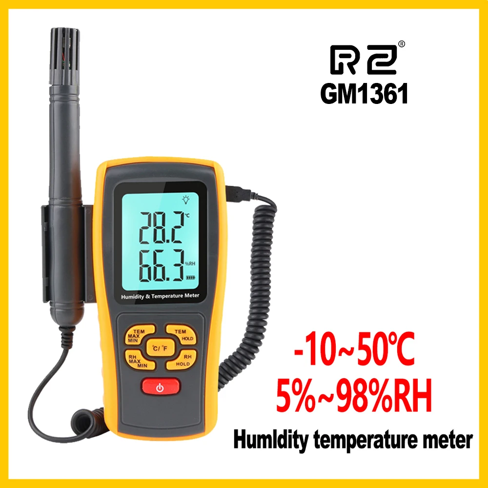 RZ-GM1361-Humidity-Temperature-Meter-with-Large-LCD-Dual-Display ...