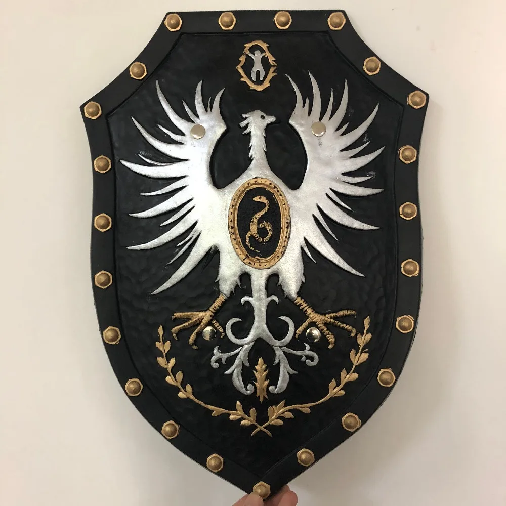 1:1 Cosplay Silver Phoenix Totem Knight Shield Movie Game Anime Weapon ...