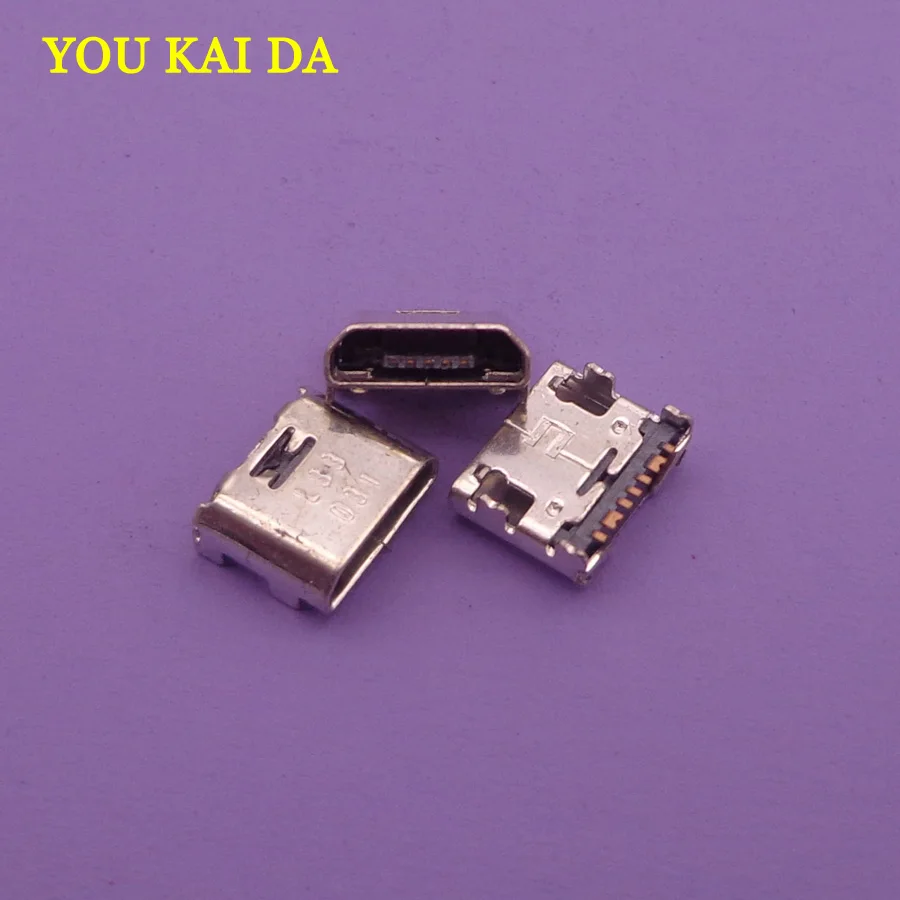 10 piezas nuevo 7pin mini micro usb carga jack conector enchufe puerto ...