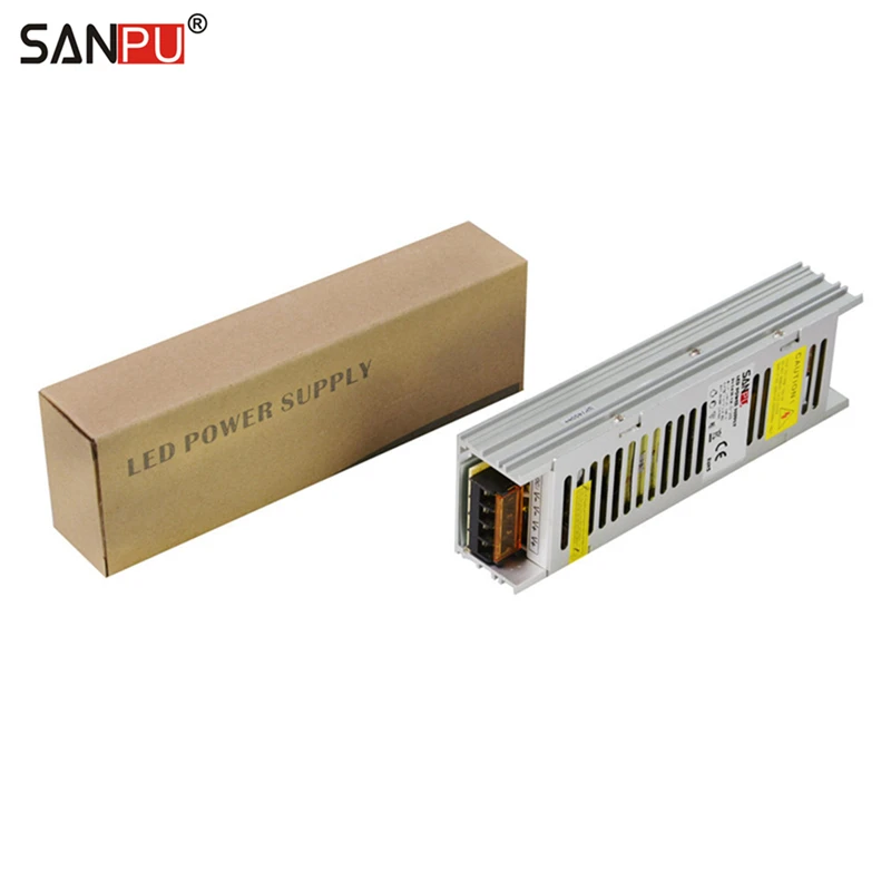 SANPU SMPS 24 v LED Power Supply 150w 6a Constant Voltage Switching Driver 110v 120v ac/dc ...