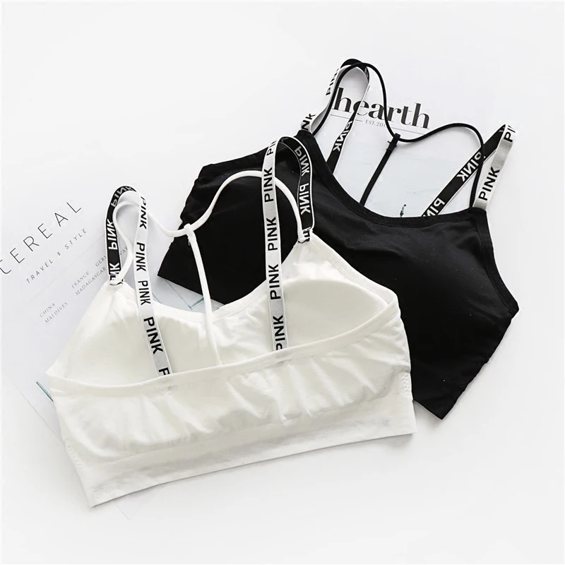 Women Bodybuilding Crop Padded Bra Top Fitness Stretch Women's Workout ...