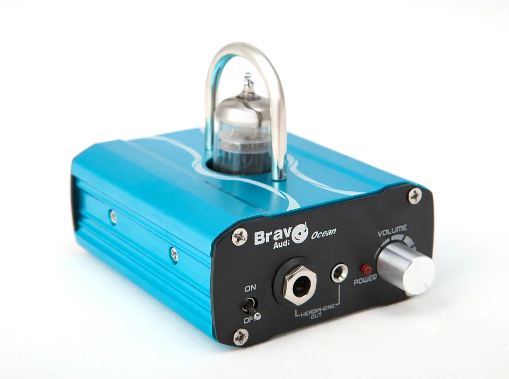 Bravo Audio Ocean Headphone Amplifier Mini Valve Class A Tube Headphone ...