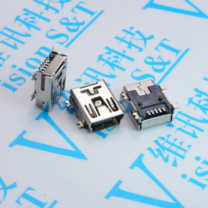 10pcs for MINI USB patch Mini 5P Mini USB interface charging seat T ...